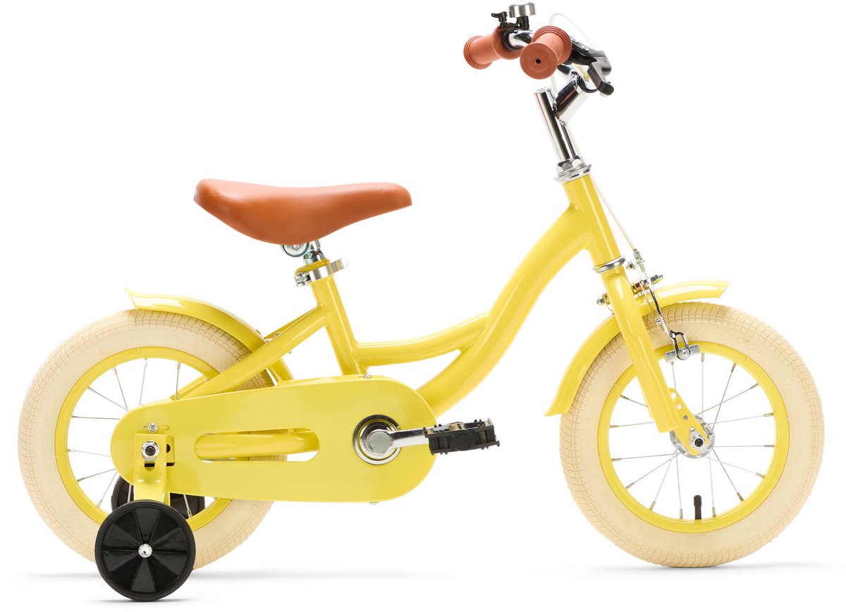 Generation Blanco 12 Inch Geel Kinderfiets - Fiets voor kinderen van 2 ...
