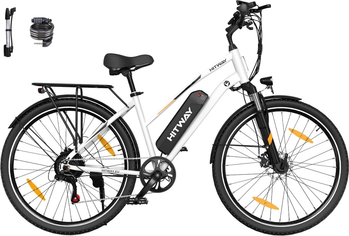 Hitway Elektrische Fiets BK27S - 28 Inch City Commuter EBike met ...