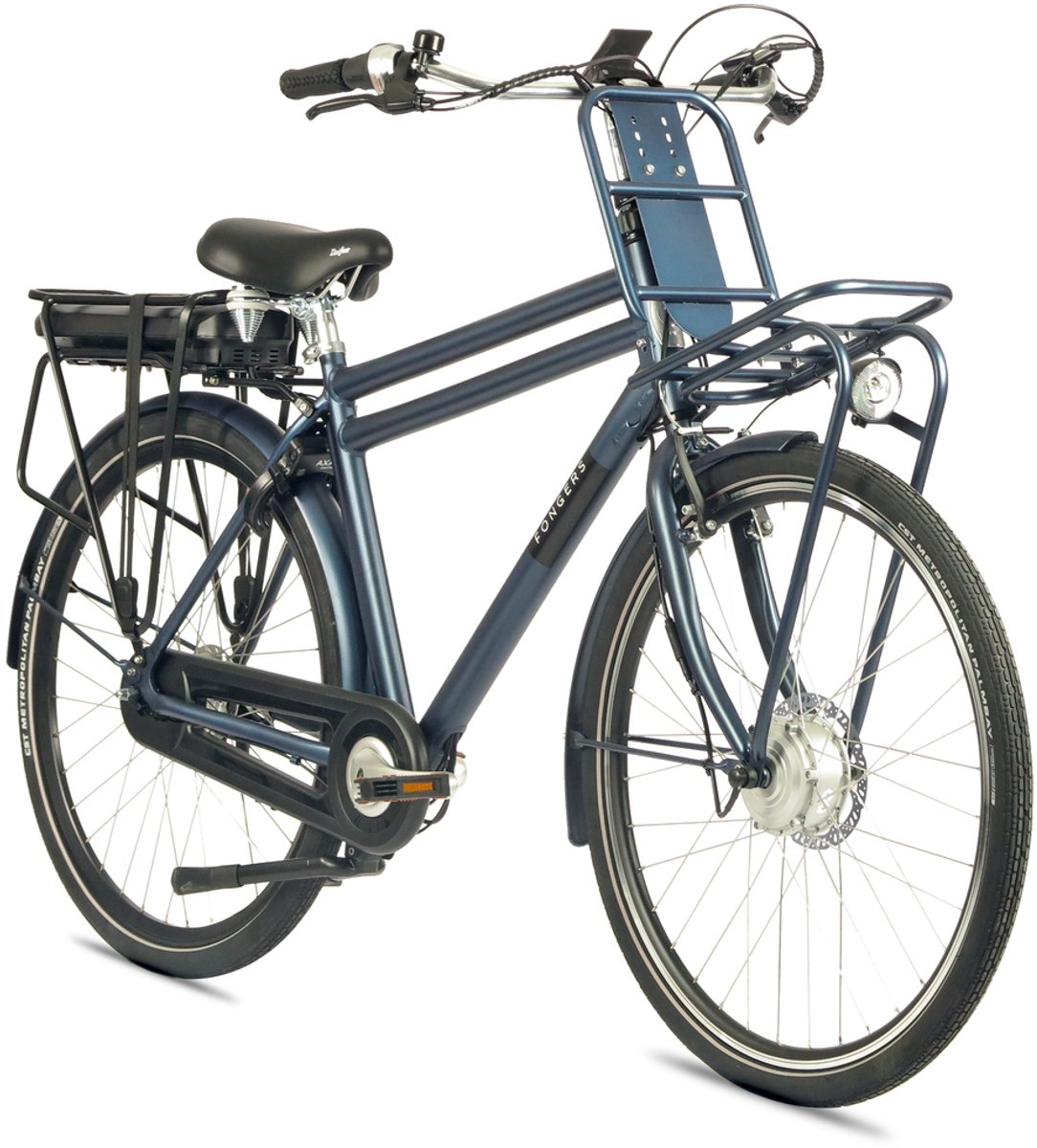 Fongers E-Transporter N7 Disc 360 Wh Blauw - Fiets-Navigatie-Shop