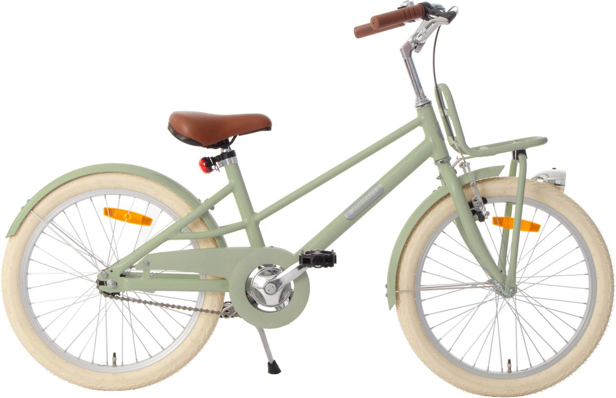 AMIGO Urban Meisjesfiets 20 Inch - Kinderfiets 31 cm - Lichtgewicht ...