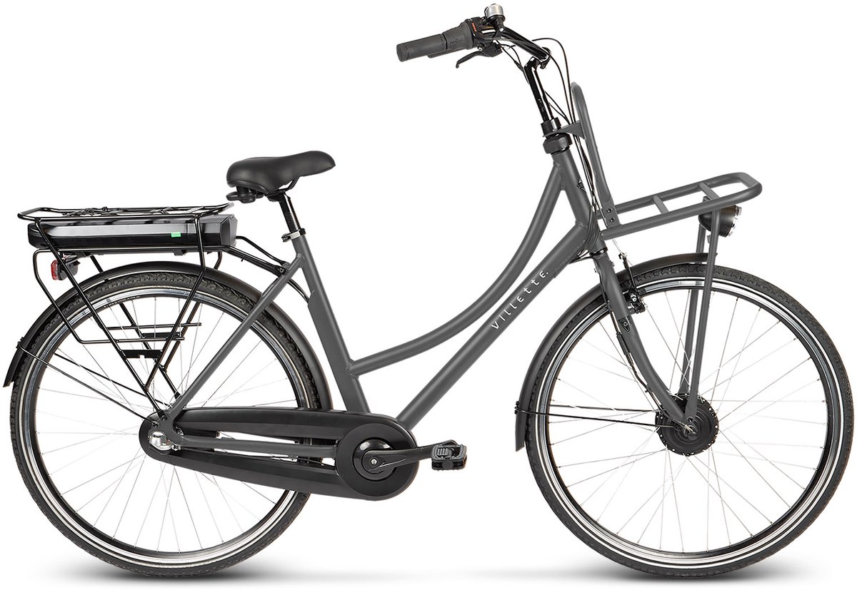 Villette Transporter N3 BG e-bike 13Ah Dark Grey - Fiets-Navigatie-Shop